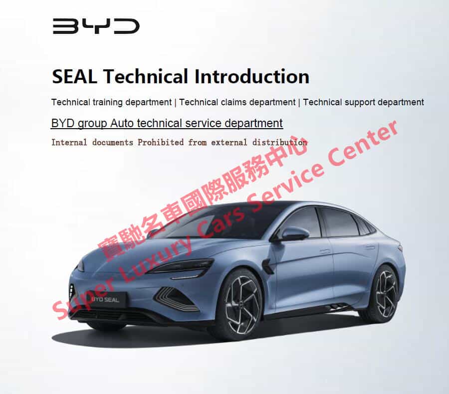 2021-2026 BYD Auto EV PHEV Electric Vehicle Technical Training Materials Service Training Manual ...